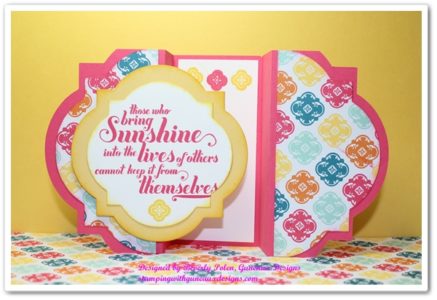 Gate Fold Card Tutorial Using Window Frames Framelits | Stamping With ...
