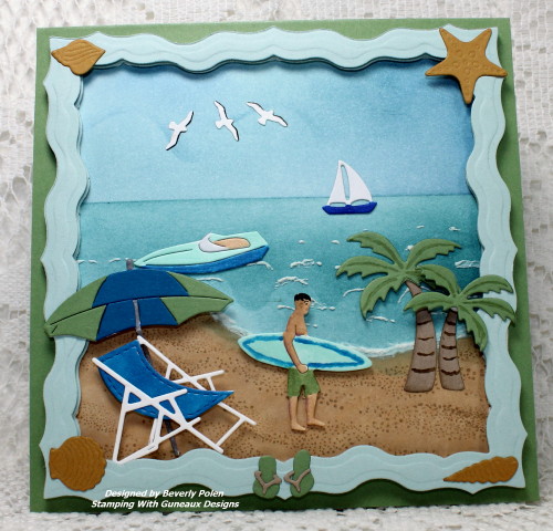 Beach Scene | Stamping With Guneaux Designs