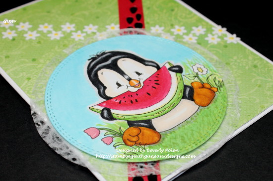 Whimsy Penguin Loves Watermelon | Stamping With Guneaux Designs